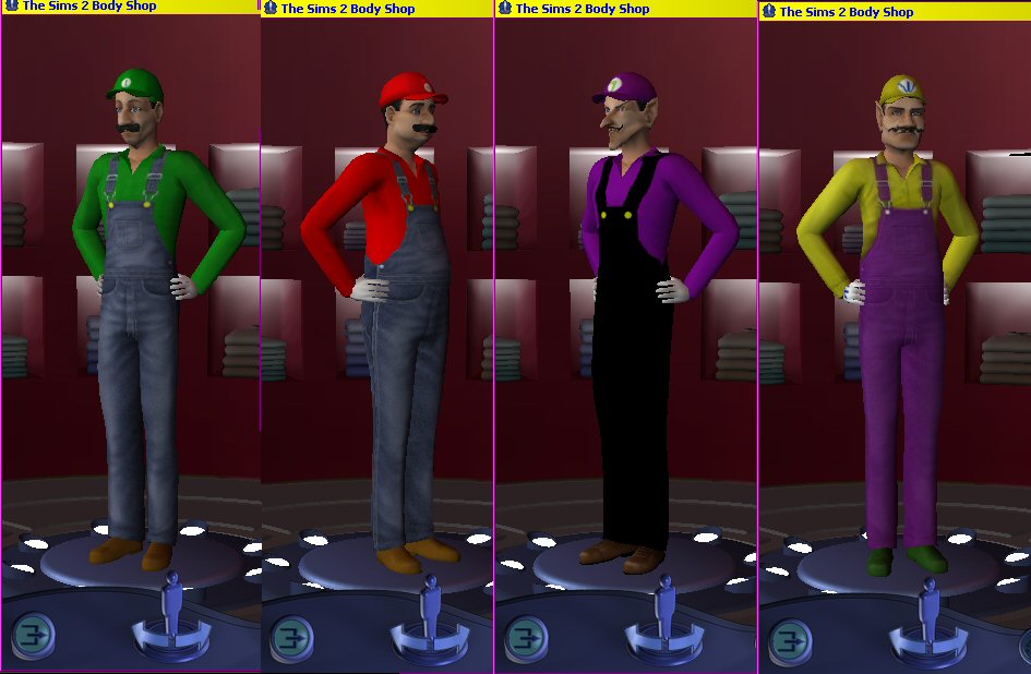 Mod The Sims - Realistic Mario Brothers (now with peach) also put in ...